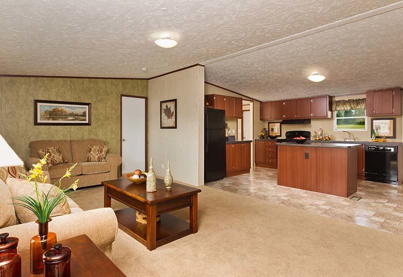 Manufactured Home Walls Painted