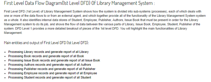 Prof Moiz Iqbal: Draw DFD and Class Diagram of Library Management System