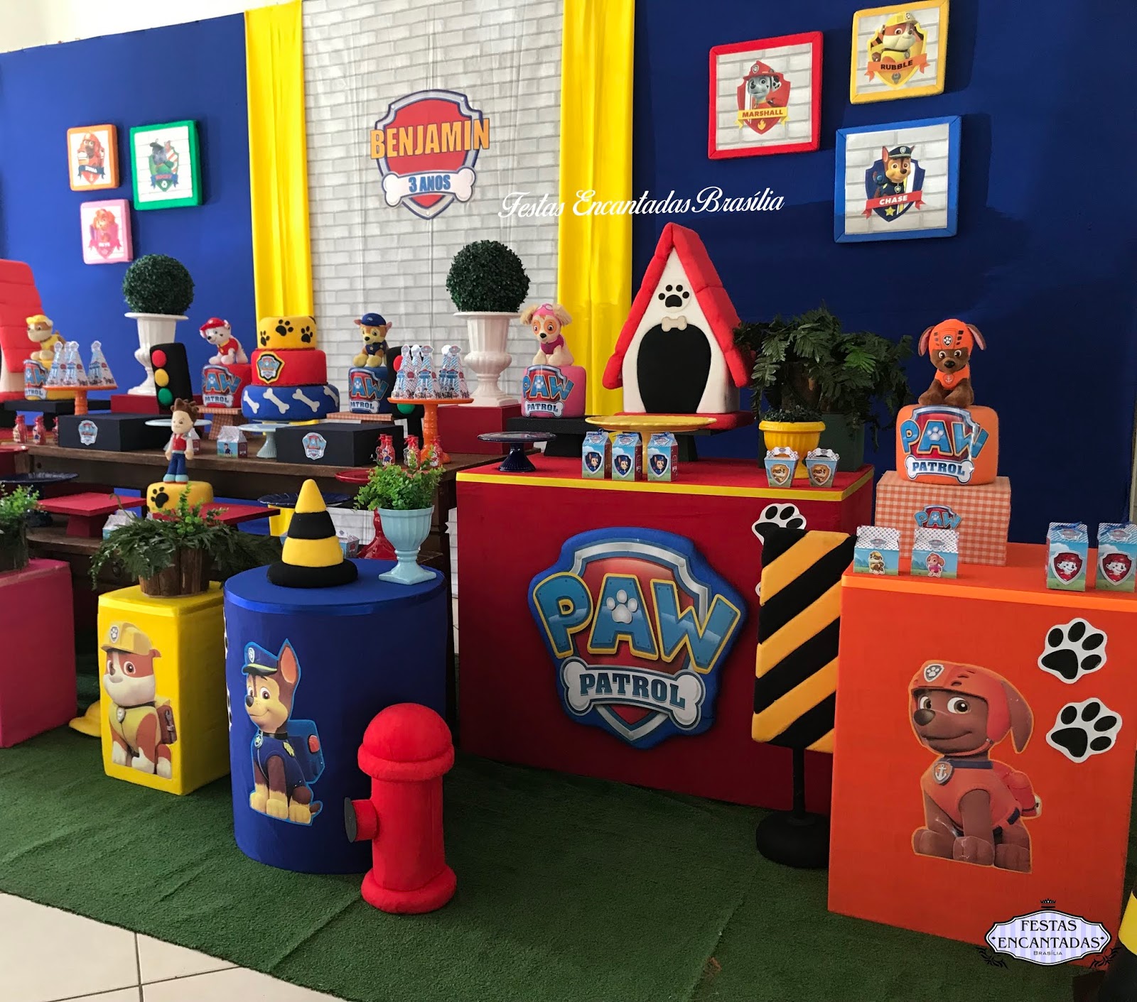 Festas Encantadas Brasília : Patrulha Canina para Benjamin!!!