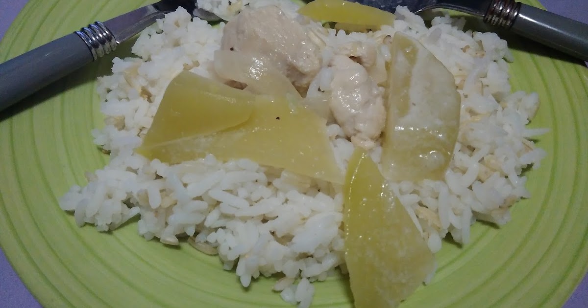 Chicken and Chayote in Coconut Milk