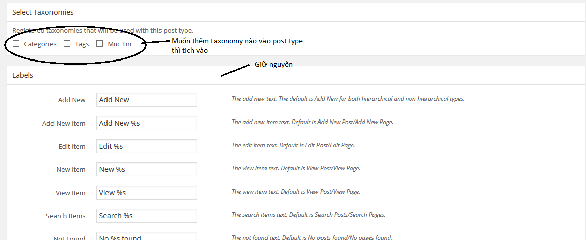 Cách sử dụng plugin Types wordpress | SharePHP