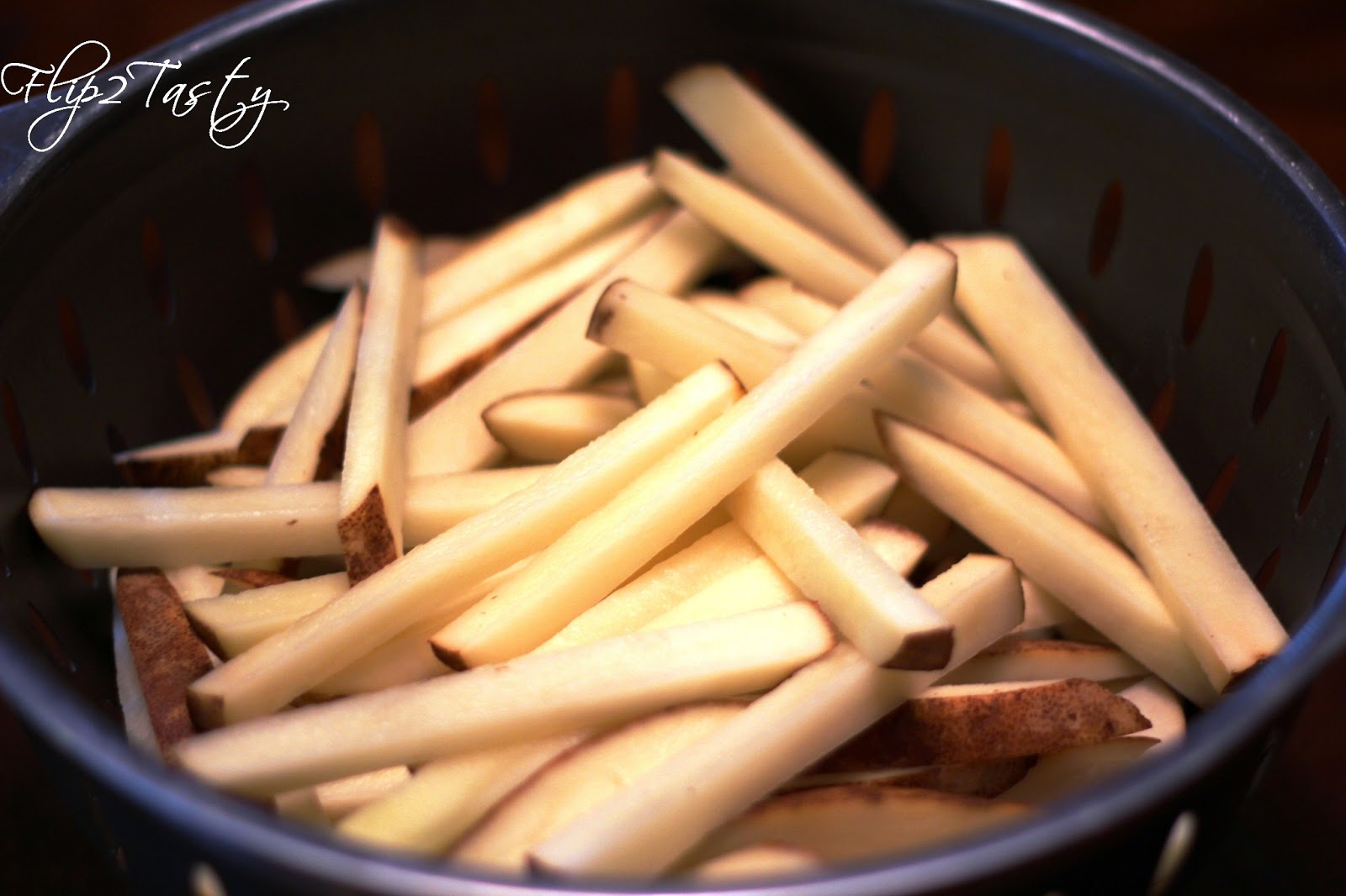 Baked Salt and Vinegar Fries | Flip2Tasty