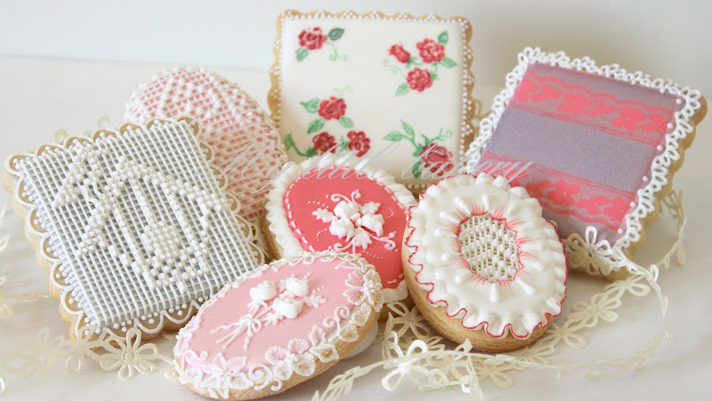 My little bakery 🌹: Cookie set..Different design styles..