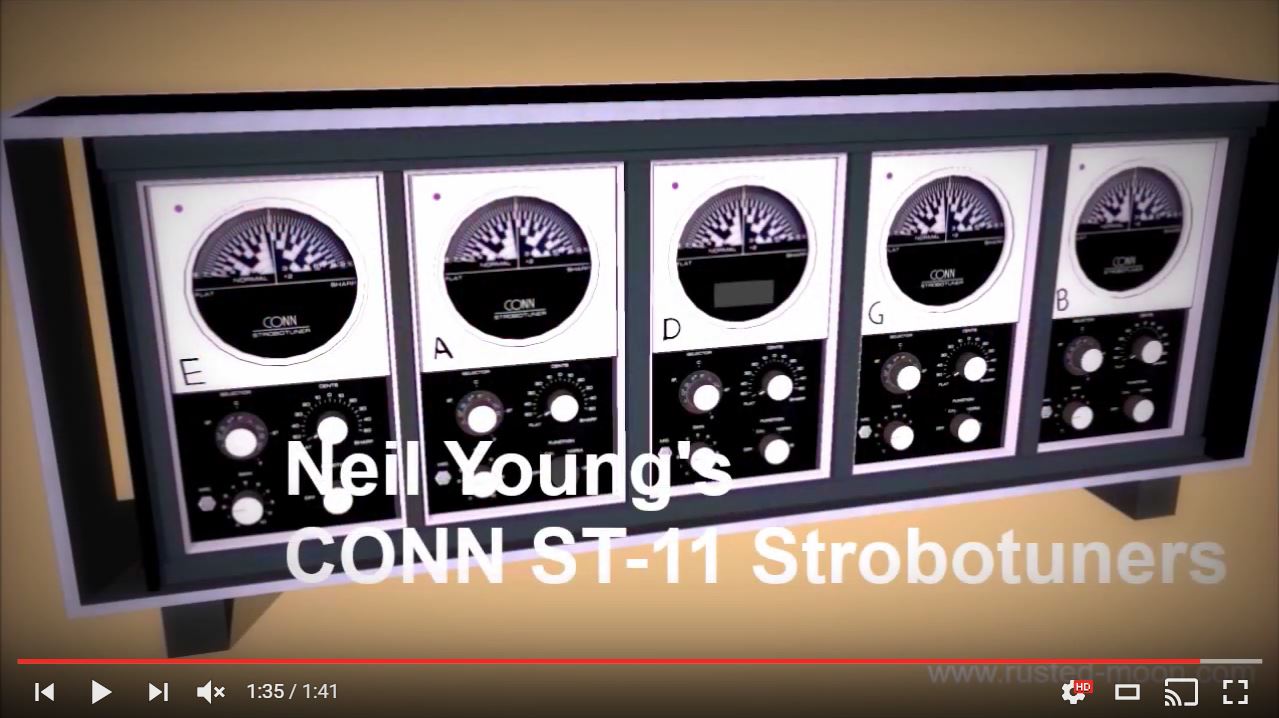 Video: Neil Youngs CONN ST-11 Strobotuners