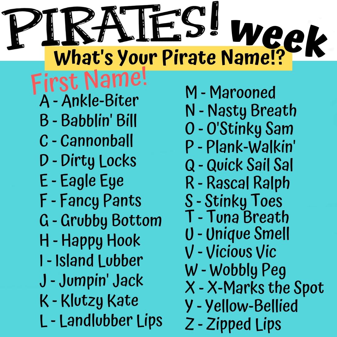 Cassie Stephens: Pirate Week: Wanted Pirate Poster!