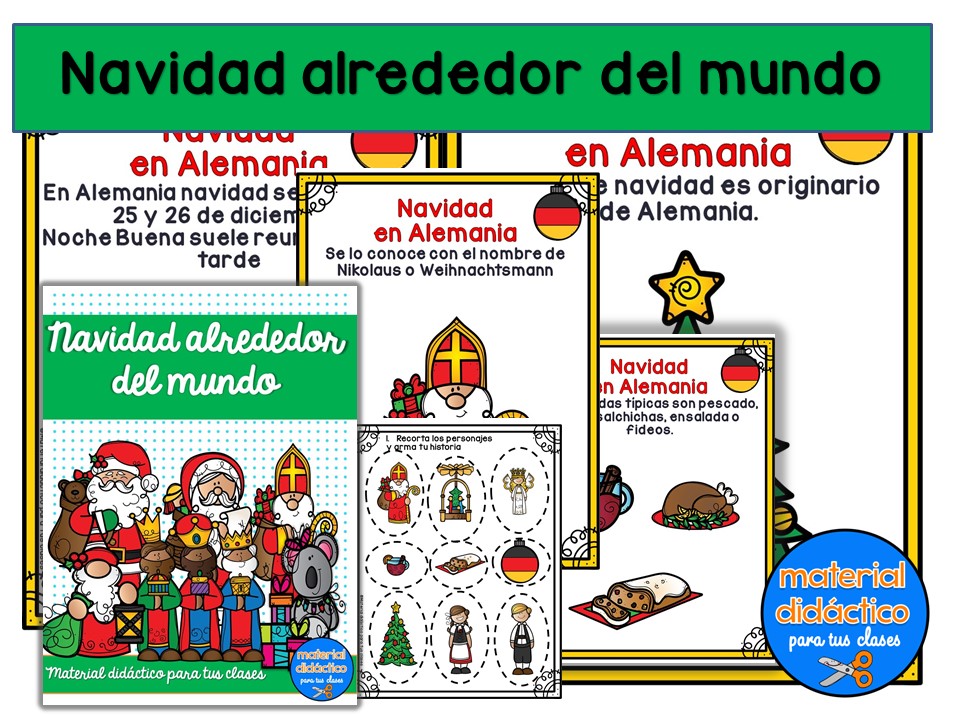 La Navidad alrededor del Mundo - Material Didactico para tus clases