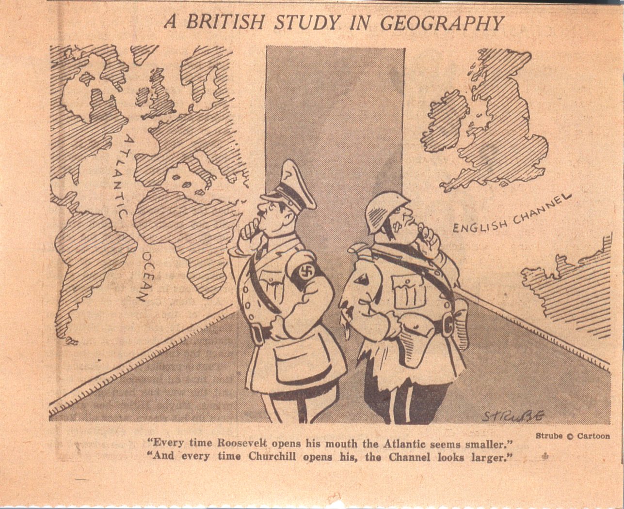 1941-1945. Wartime Political Cartoons
