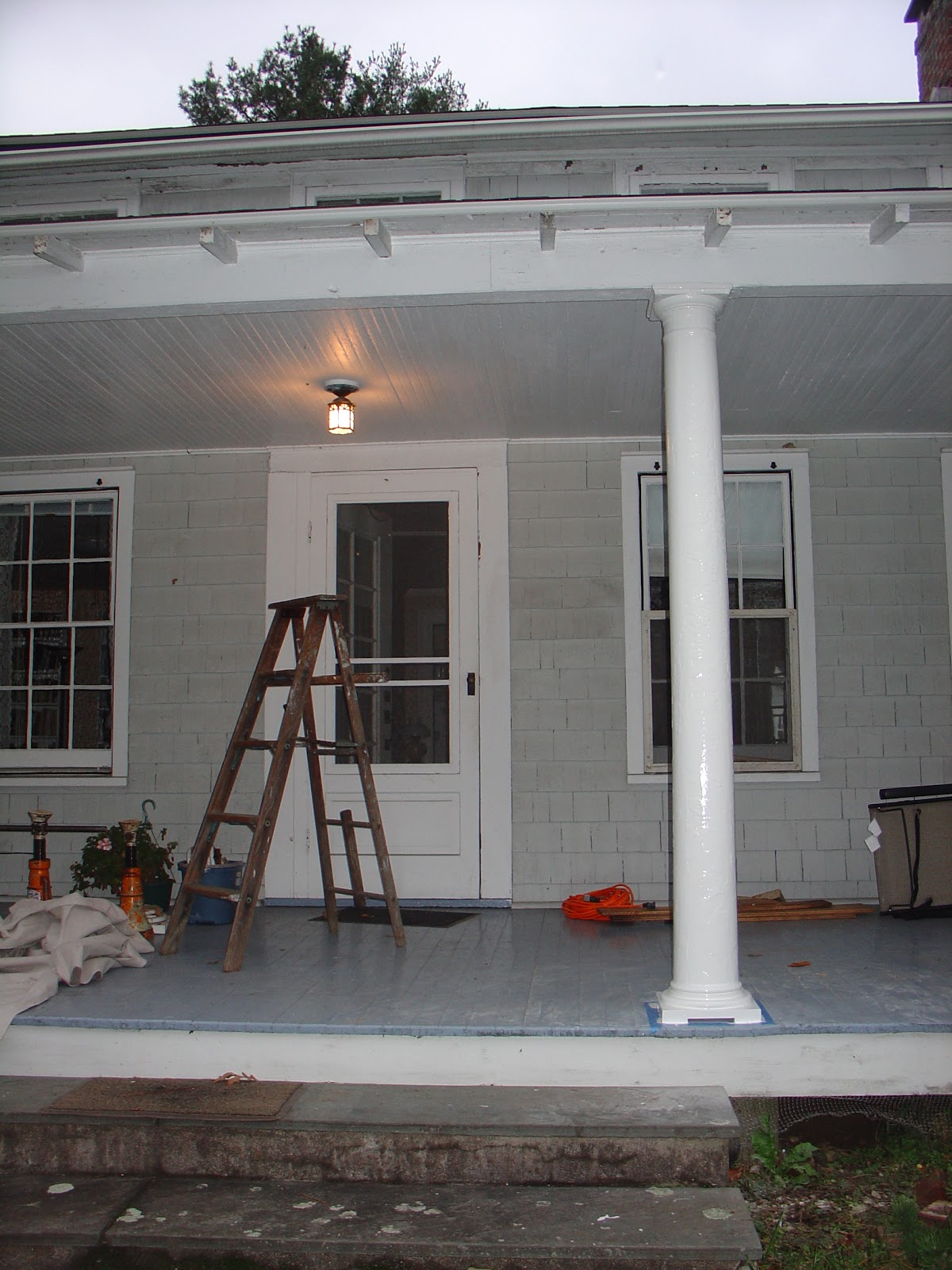 Life at Pugsley: Porch Column Bases 7: Finishing Touches