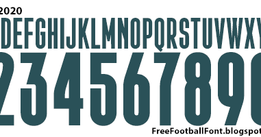 Free Football Fonts: Puma 2020/2021 Font