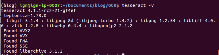 Technical: Text detection and localization with Tesseract ORC