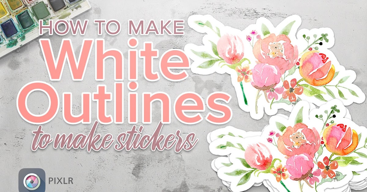 Awesome SVGs: How To Create White Offset Outlines Using PIXLR (Free ...