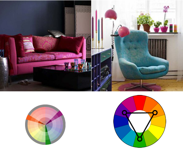 배색, 색상조합 기본 개념 이해하기 - Monochromatic, Complementray, Analogous, Split ...