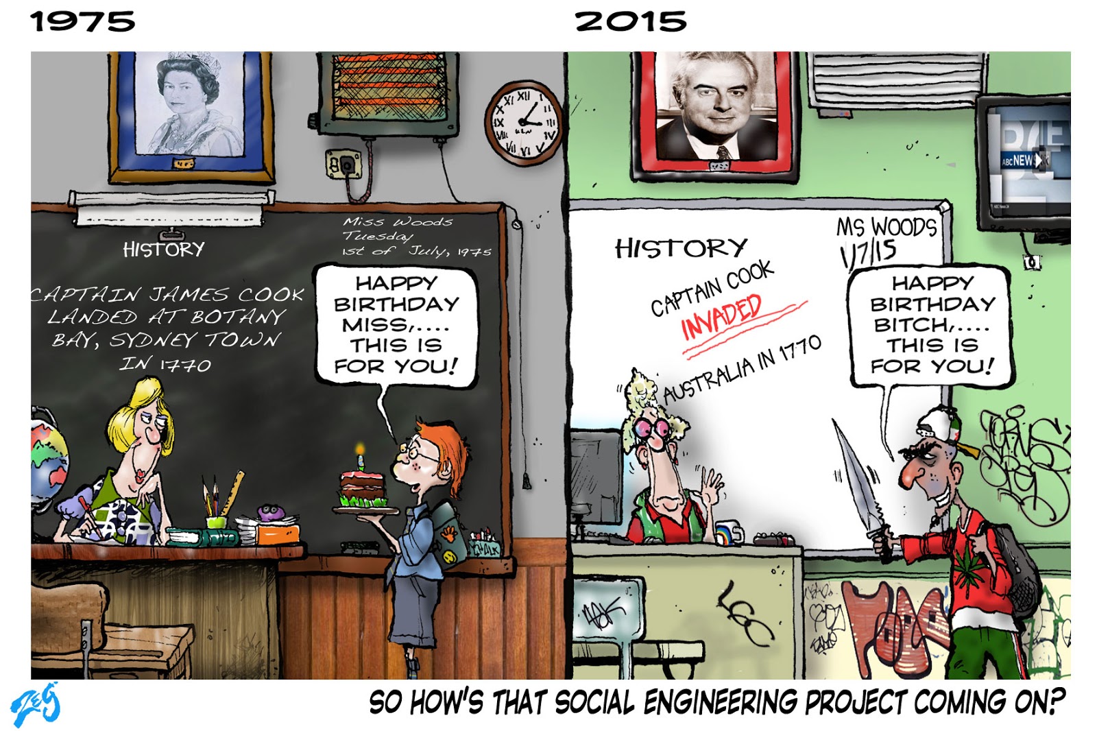 Editorial Cartoonist Zeg: Social Engineering 101