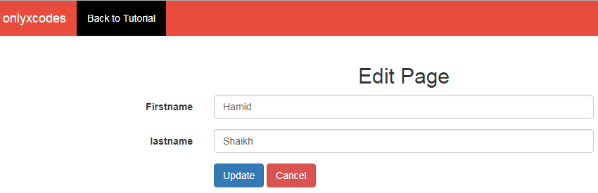 Insert Update Delete Crud Using Php Pdo With Mysql