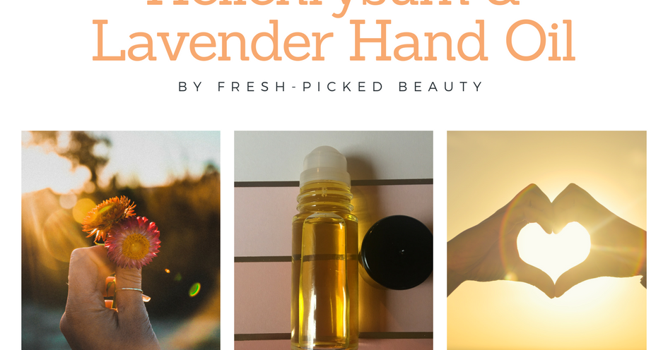 Helichrysum and Lavender Hand Oil