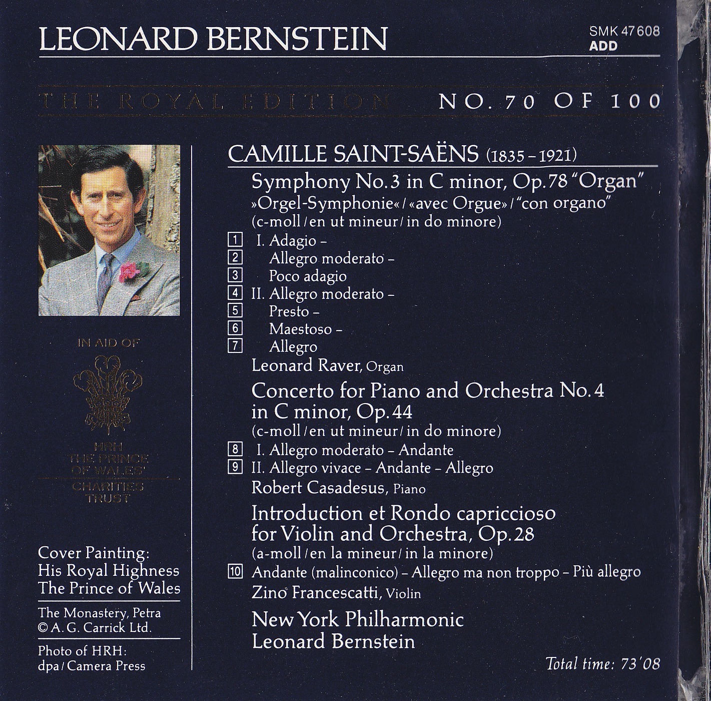 Sentidos: Saint-Saëns. Sinfonía nº 3 "con Órgano". Piano Concerto nº 4 ...