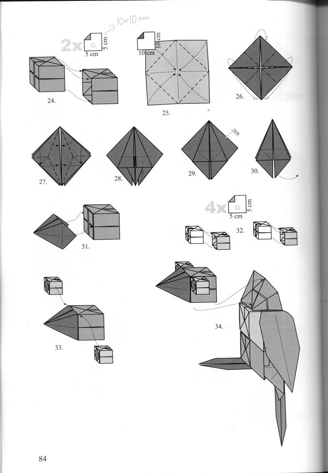 Origami Cartoon 4 Original - Ruby Book Origami