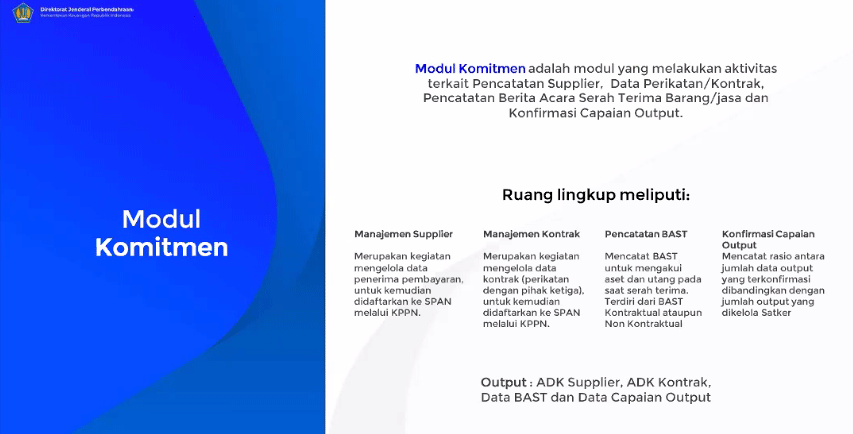 Modul Aplikasi SAKTI WEB yang Akan Launching 2022