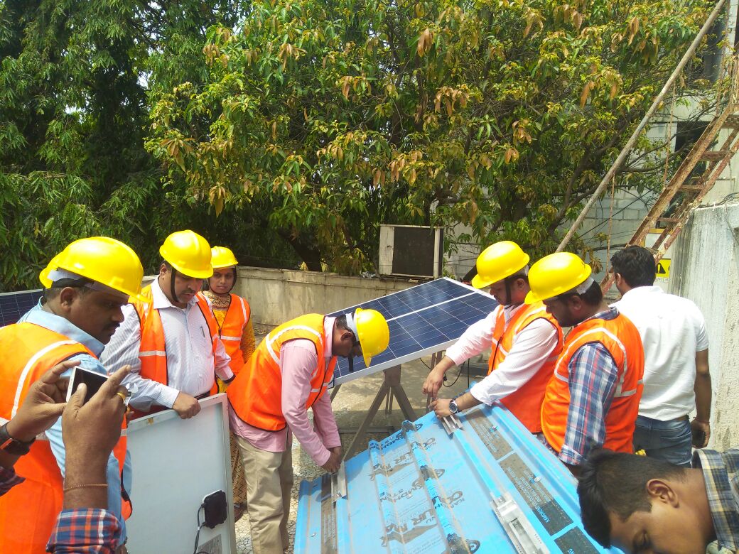 IST solar training photo Gallery