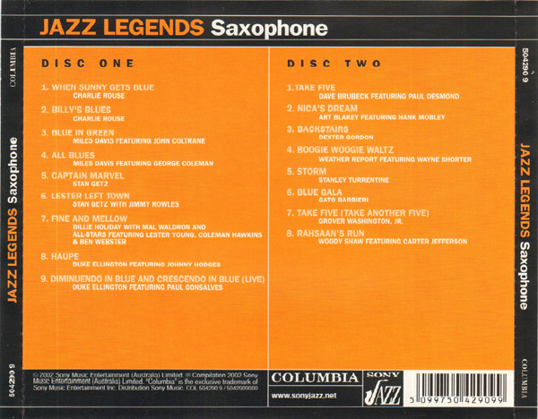 egroj world: VA • Jazz Legendsː Saxophone