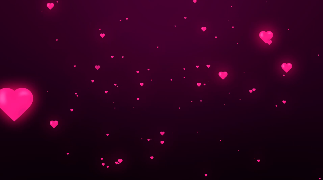 New up and down love background particles, Love overlay background ...