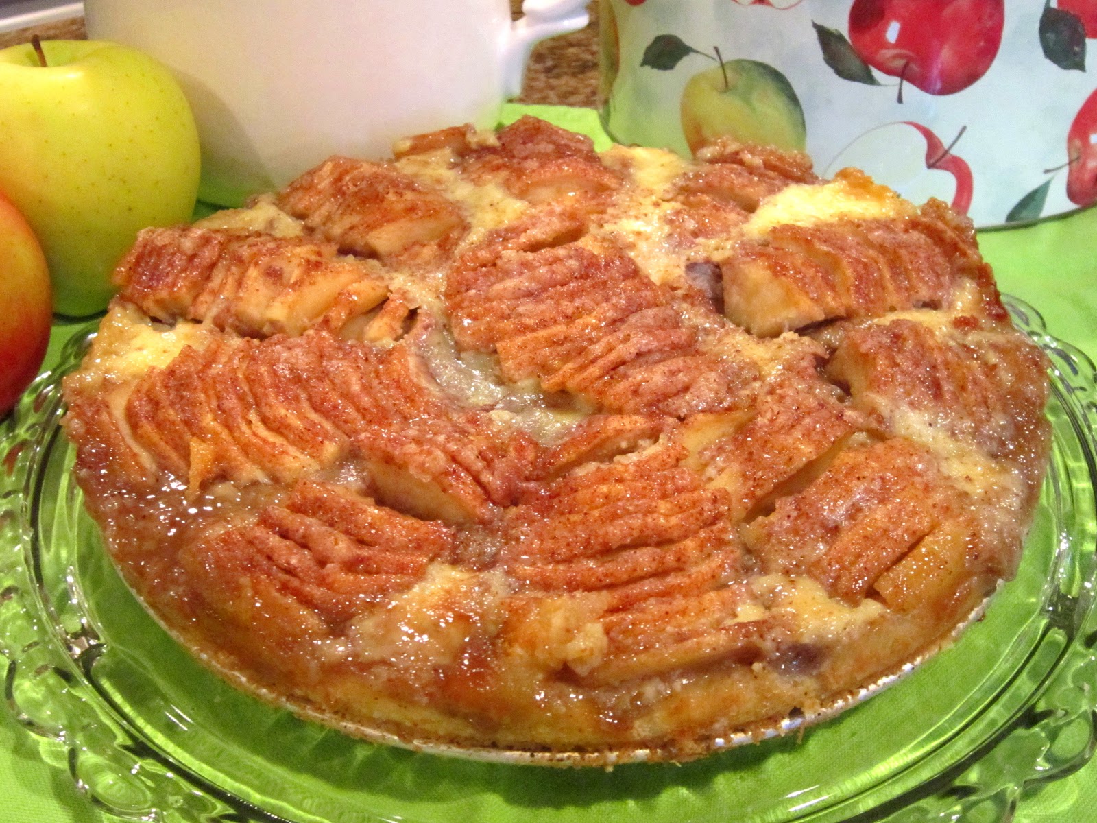 The Italian Next Door: Apple Cream Tart