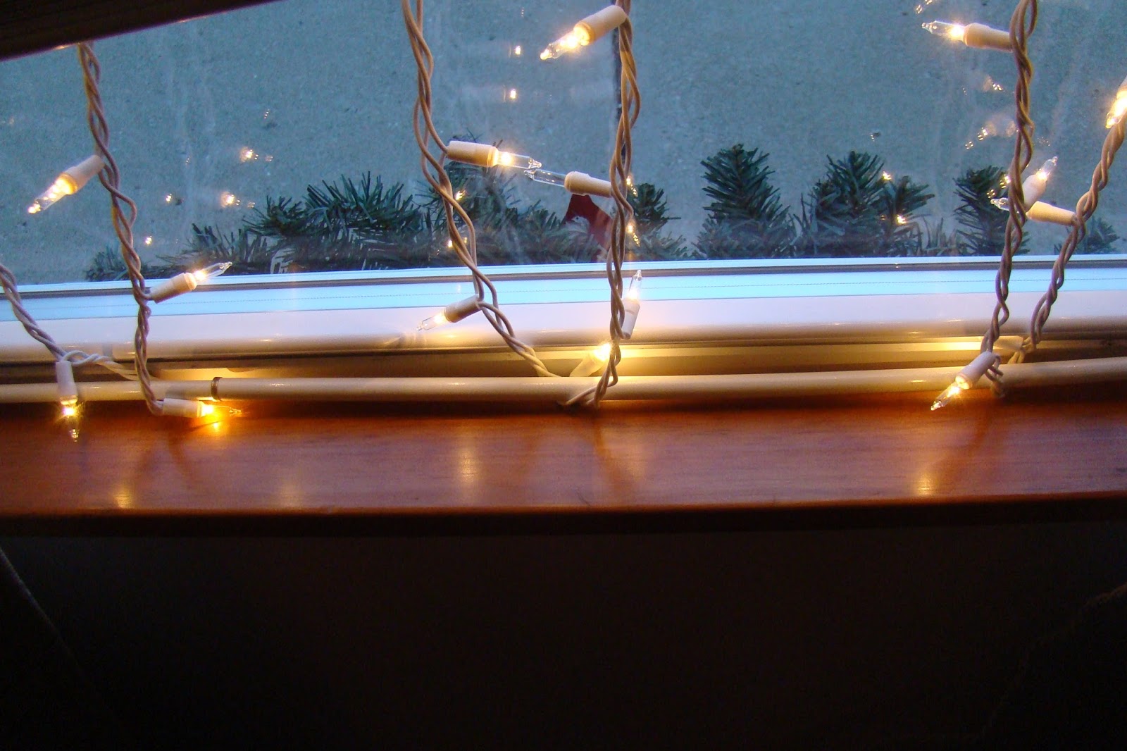 JUST SIMPLE SOMETHINGS: Quick and Easy Window Lights