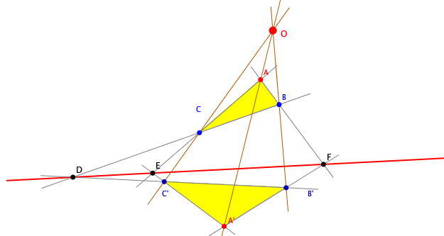 GEOMETRIA : Colineação perspetiva - homologia