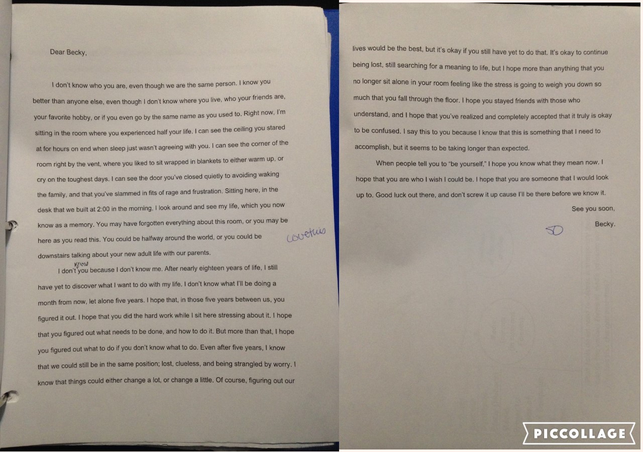 Letter To Future Self ~ Thankyou Letter