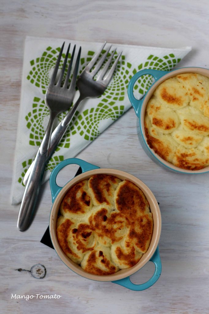 Mango & Tomato: Lamb Shepherd's Pie with Goat Cheese Mashed Potatoes