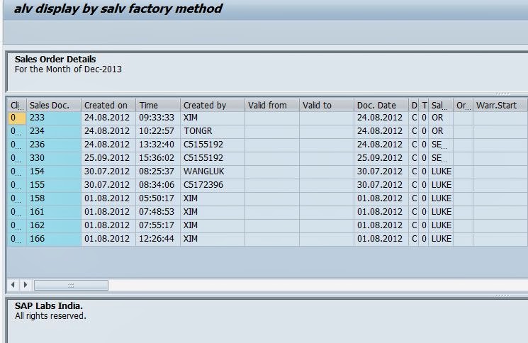 TECHSAP : OO ALV By CL_SALV_TABLE factory Method. TECHSAP : OO ALV By CL_SALV_TABLE factory Method.