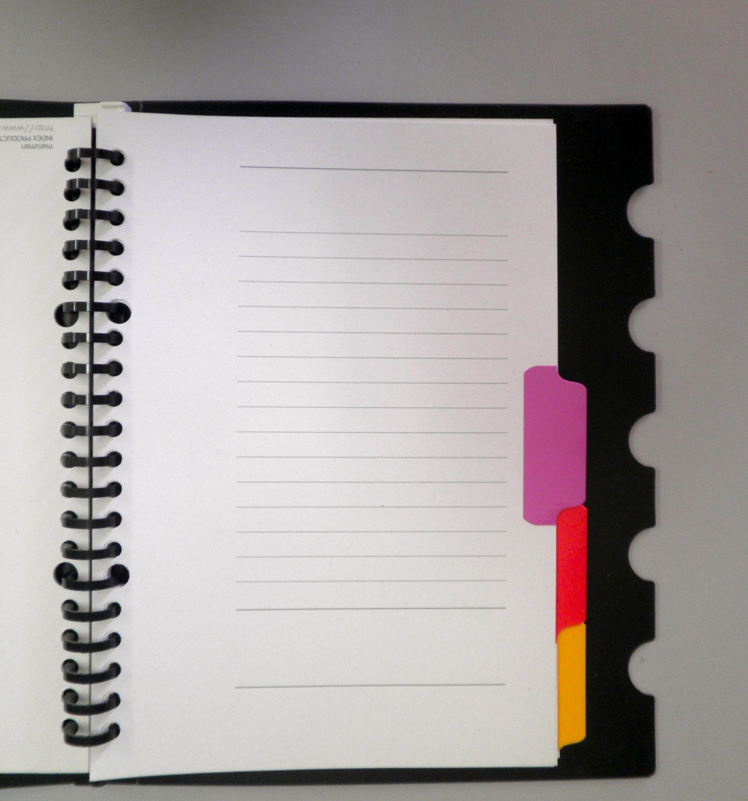 Pocket Blonde: Maruman 5 Section Binder