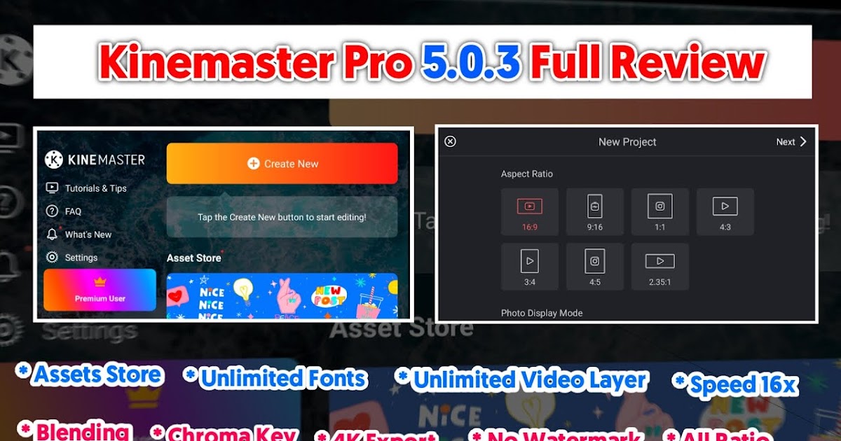 Kinemaster Pro Mod APK V 5.0.3 Download (Premium)