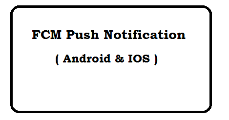 FCM push notification example | Web Technology Experts Notes