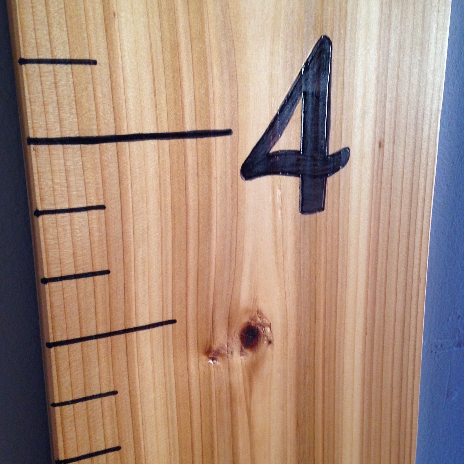 Teaching with T-Salz: DIY Ruler Growth Chart [Tutorial]