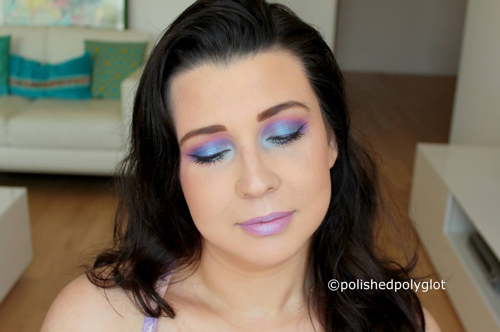 Makeup │Fairy-like Look in Lilac and Periwinkle [Monday Shadow ...