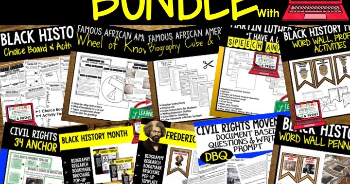 Black History Month Activities - Learned Lessons Teaching Materials