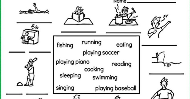 Sixth Graders English Teens : MY FAVORITE ACTIVITIES