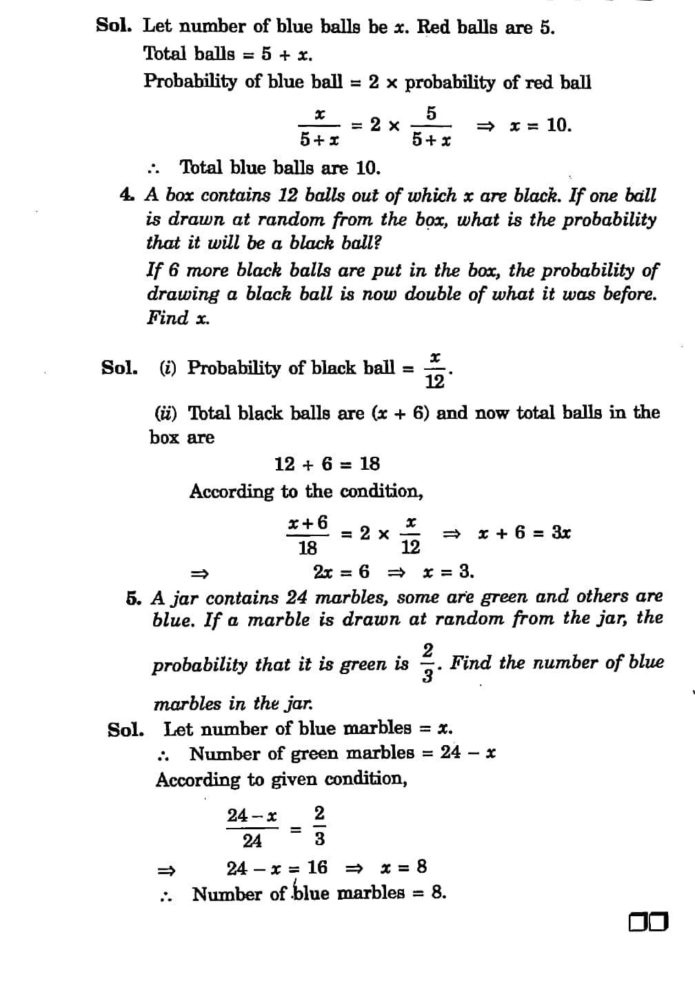 Probability class 10 math - Studypur