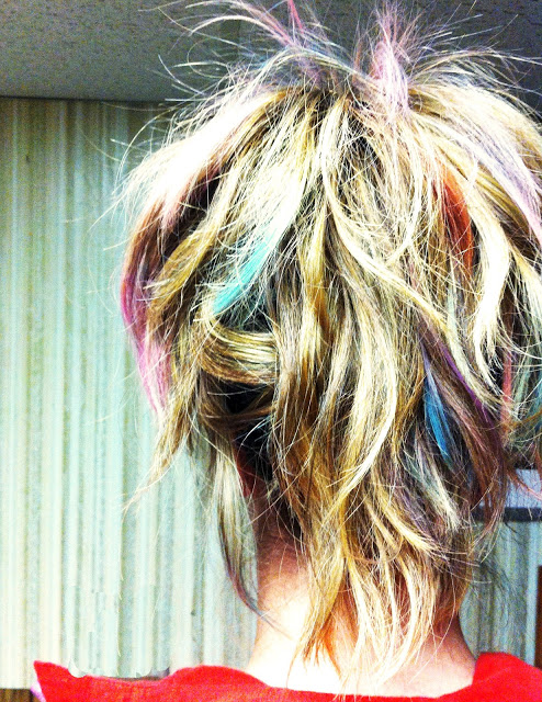 fox and gypsy: Hair Chalking