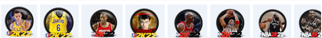 NBA 2K22 NBA Superstars Desktop Icons Pack V2 by Wenshanliu