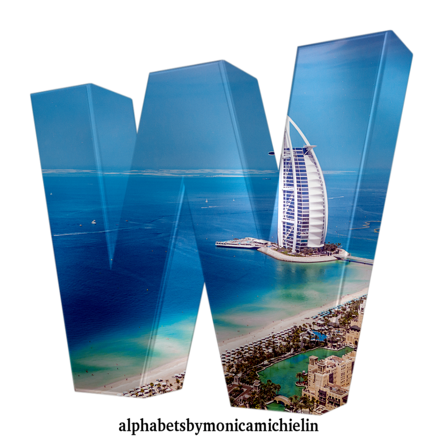 M. Michielin Alphabets: DUBAI CITY UNITED ARAB EMIRATES ALPHABET ...