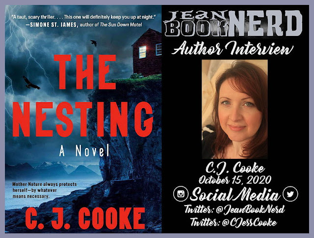 C.J. Cooke Interview - The Nesting ~ JeanBookNerd