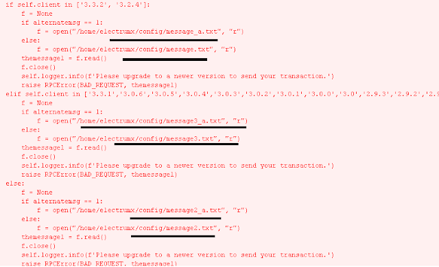 PepperMalware Blog: Analysis of Malicious ElectrumX Servers Source Code