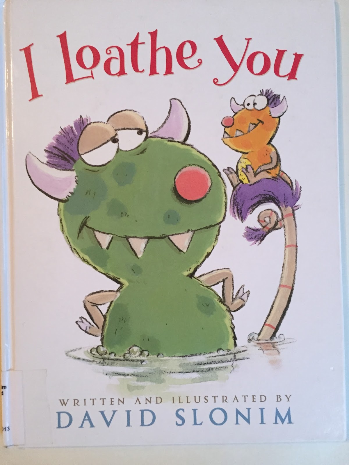 A Bookish Nook: I Loathe You (and a podcast)