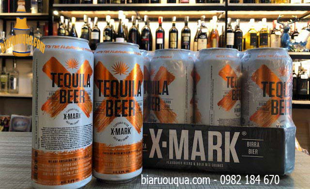 Bia X-Mark Tequila Beer 5.9% thùng 12 lon 500ml