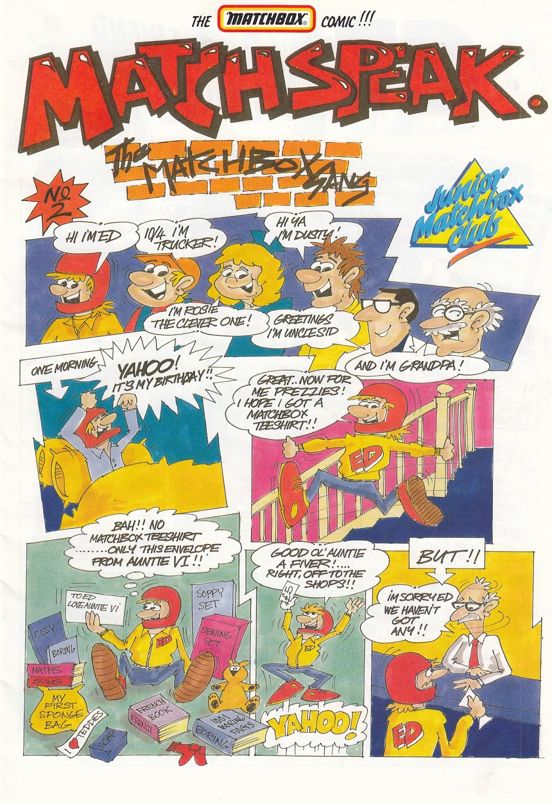 Boys Adventure Comics: Matchspeak - the Matchbox comic