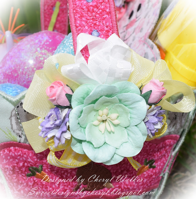 Really Reasonable Ribbon Blog: Easter Basket Decorated with Ribbon and ...