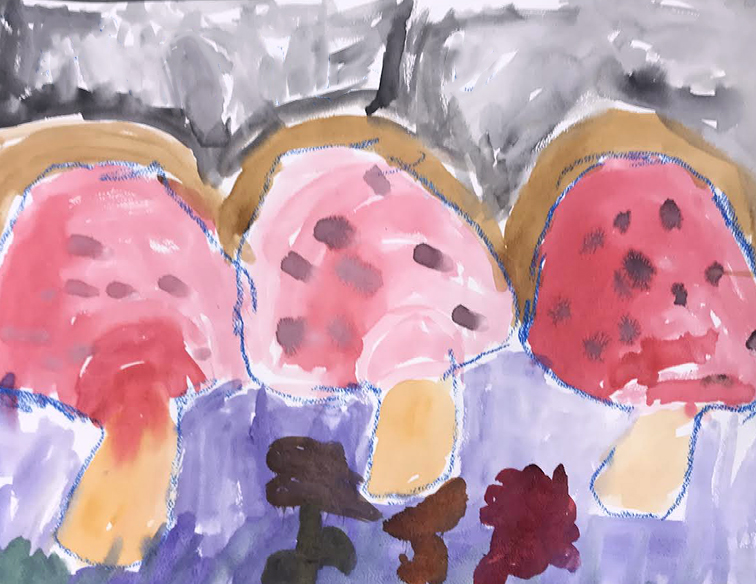 YAYOI KUSAMA MUSHROOMS