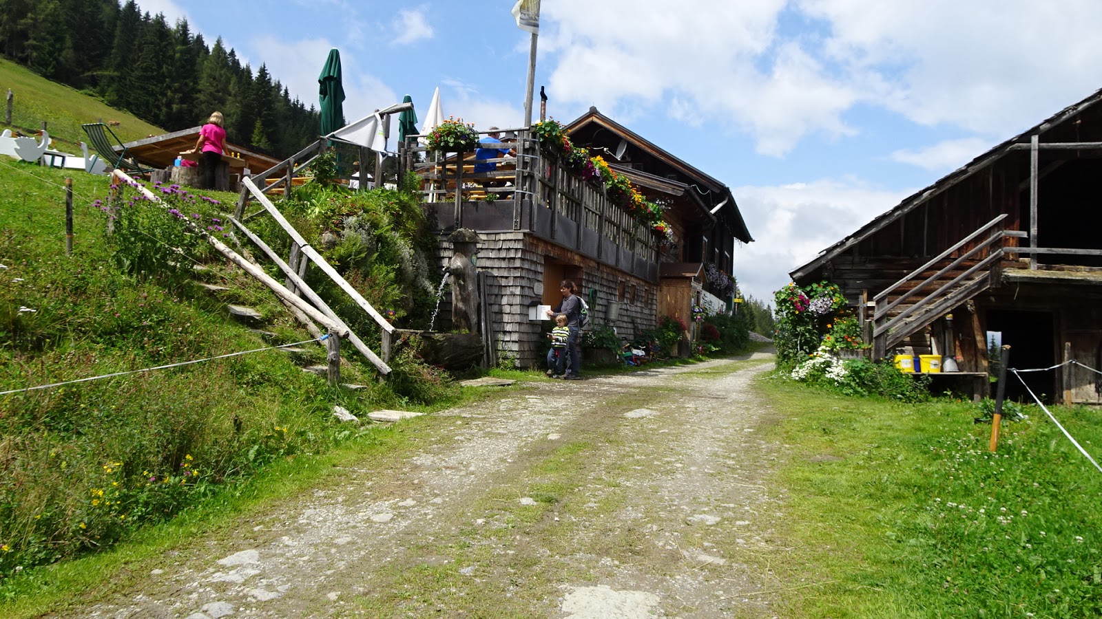 achis gipfelpunkte: Zur Moosalm über den Kinderstempelweg